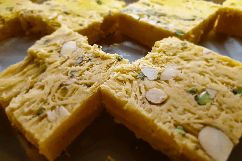 Indulge in the Irresistible Flakiness of Patisa Mithai – Kamdhenu Mishti