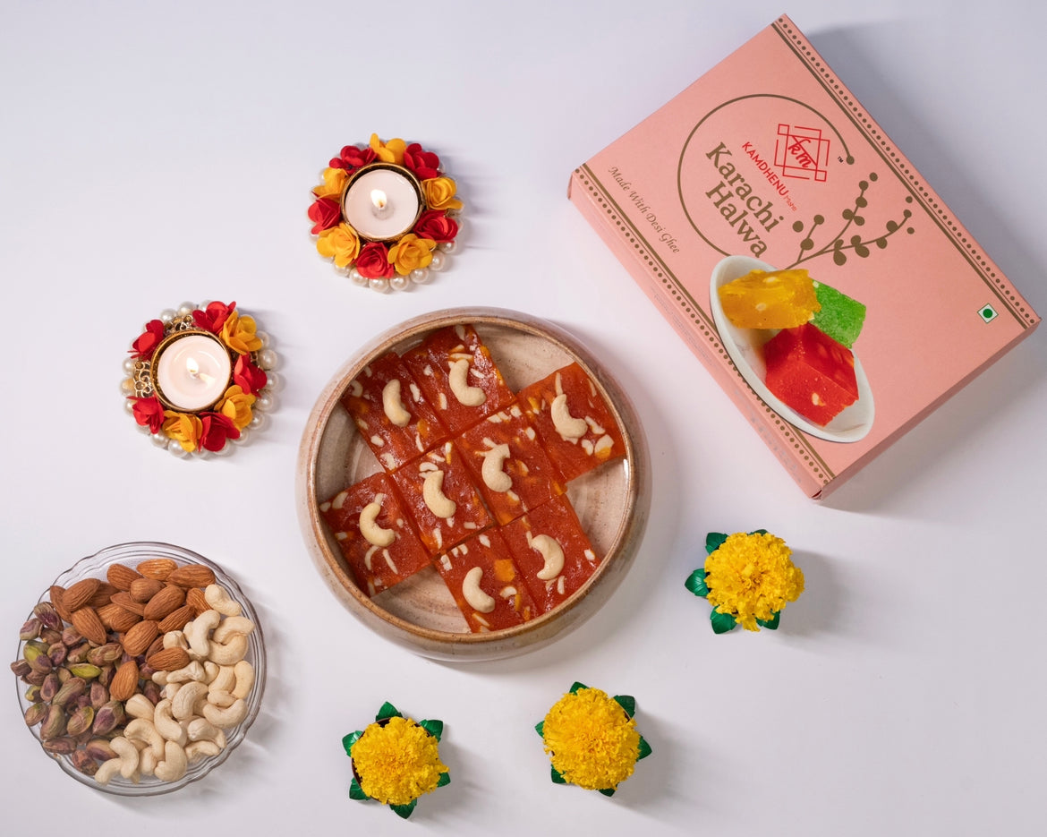 Buy Authentic Bombay Karachi Halwa Online | Kamdhenu Sweets – Kamdhenu ...