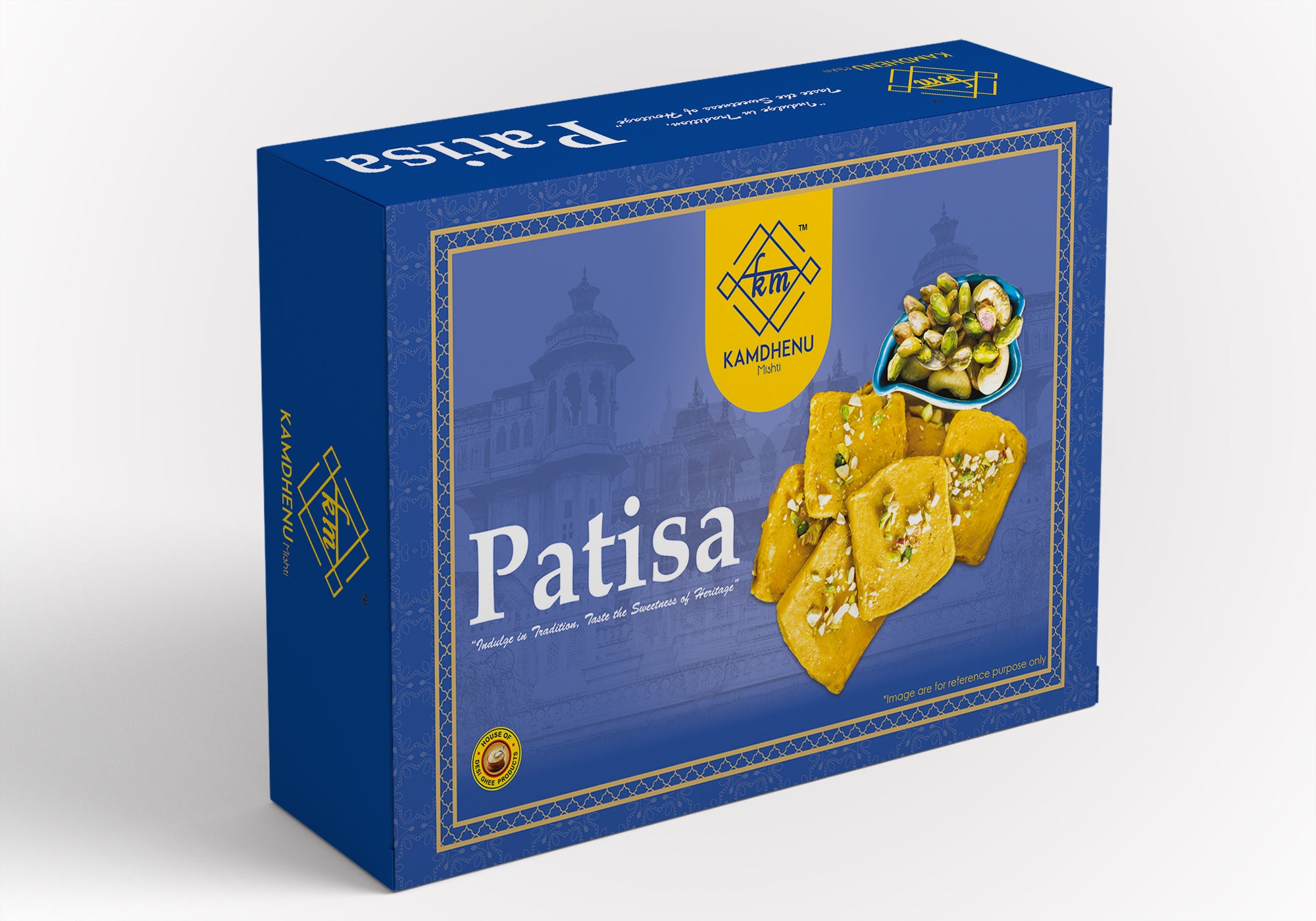 Buy Pure Desi Ghee Patisa Mithai – Kamdhenu Sweets – Kamdhenu Mishti