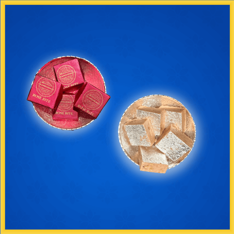 Buy Rose Bites Online - Assorted Sweets - Kamdhenu Mishti